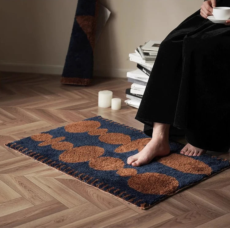 Geo Tufted Mat – Moonlight Casa